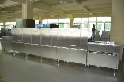 China Hotel Dishwasher Commercial Dishwashing Machine 34KW / 70KW ECO-L650P3H Dispenser inside for sale