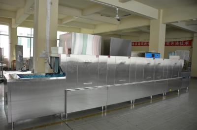 China Central kitchen Commercial Dishwashing Machine 44KW / 80KW  ECO-L700P3H2 for sale