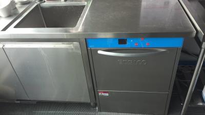 China Commercial Grade Undercounter Dishwasher 850H 600W 630D Dispenser inside for sale