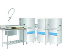 China 220 / 380 Voltage Stainless Steel Commercial Dishwasher LED Display for sale