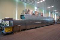 China ECO-L960CP3H3 Stainless Steel Commercial Dishwasher 5000-8000 pcs/hour Washing capacity for sale