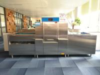 China 1600H 3300W 850D 350KG Flight Type Dishwasher ECO-L330P FOR Restaurants for sale