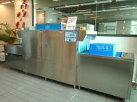 China High Temperature Flight Type Dishwasher With Touch Screen Intelligence Control for sale