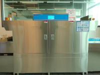 China Automatic Clearning Flight Type Dishwasher For Restaurant CE Certificate for sale