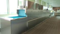 China Reasonable Flight Type Dishwasher For Restaurant Wash And Rinse Arm Design for sale