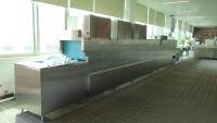 China Dual Sprinkler Restaurant Kitchen Dishwasher , Low Temperature Commercial Dishwasher for sale
