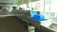 China Large Commercial Dishwashing Machine For Restaurants 9500×850×1900mm for sale