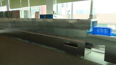 China Electrical Commercial Dishwashing Equipment , SS Restaurant Grade Dishwasher for sale