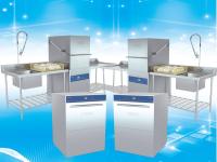 China Large Capacity Hood Type Dishwasher With Digital Temperature Controller for sale