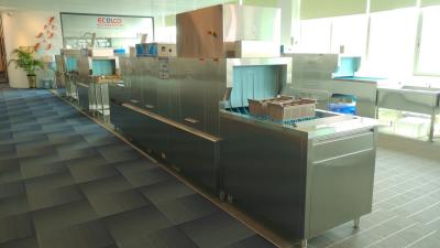 China Energy Saving Commercial Dish Washing Machine / Professional Dishwashing Machine for sale