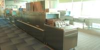 China Quiet Commercial Kitchen Dishwashing Station / Compact Dishwasher For Commercial Use for sale