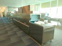 China Powerful Conveyor Type Dishwasher , Luxury American Made Dishwashers for sale