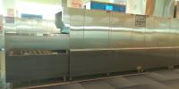 China Flight Type Commercial Dishwashing Machine Stainless Steel Material for sale