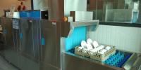 China Restaurant Kitchenaid Commercial Dishwasher 1600H 3900W 850D Dispenser inside for sale