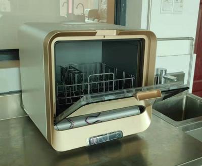 China Single Layer Apartment Size Dishwasher / Portable Countertop Dishwasher for sale