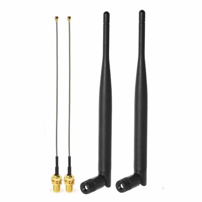 China 2.4ghz wifi antenna with rp-sma connector ufl 2.4ghz 5sbi antenna ipex 5dbi s m a 2.4 antenna for sale