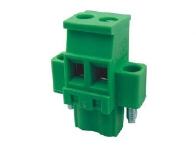 China Plug-in Terminal Block with fixing screw header Pin pitch: 5.08 mm / 0.2 in for sale