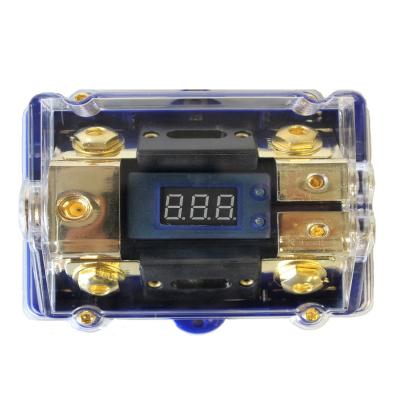 China 1 In 2 Out Car Audio Power LED Fuse Holder Grounding Cable Distribution Terminal Block for sale