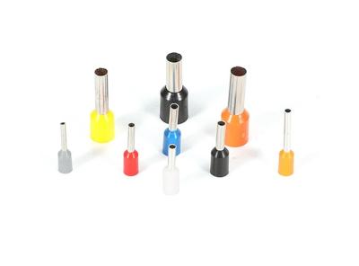 China Closed end electric 1mm wire Boot Lace Ferrules connector tube Terminal for sale