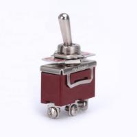 China Heavy Duty Toggle Rocker Switch with Waterproof Cover 20A 125V SPDT 3 Position 3 Pin ON-Off-ON for sale