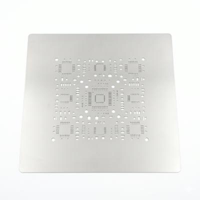 China 0.08mm 0.10mm 0.12mm SMT Stencil SMT Frameless Steel Sheet High Precision for sale
