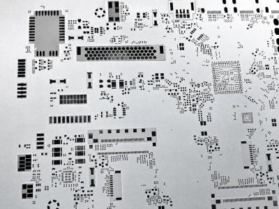 China 55 X 65cm High End Stainless Steel Step Nano Coated SMT Stencil Full Spec Ceiling Level for sale