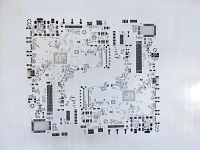 China 50×140cm Framed SMT Stencil High Precision For Long LED Light Panels for sale