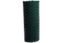 China 6 ft x 50 ft 11.5-Gauge Galvanized Steel Chain Link Fabric with Multiple Coating Options for sale