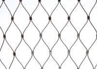 China Ferrule Type Flexible Stainless Steel Wire Rope Mesh 1.0-5.0mm Cable with 20-200mm Openings for sale