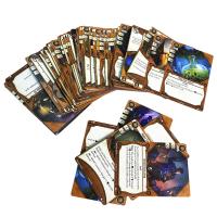 China 88x62mm 0.3mm Custom Printing Playing Cards CMYK Glossy Varnishing With Round Corner for sale