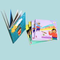 China Custom Children Photo Board Book Printing Service Matt lamination for sale