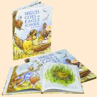 China Full Color English Story Kids Book Printing Customized A4 Hardcover 40 Pages for sale