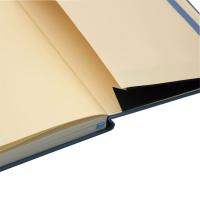 China Cloth Fabric Hardcover Journal Printing Planner Custom Hardbound Notebook for sale