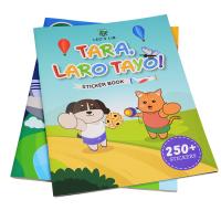 China OEM factory cheaper price full color printing kids educational creative activity custom sticker book for sale