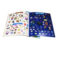 China OEM factory cheaper price full color printing kids educational creative activity custom sticker book for sale