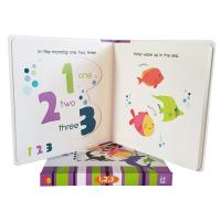 China 157Gsm Art paper Photo Board Book Printing , Cut Out Educational Baby Books for sale