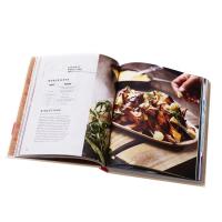 China Glossy / Matt Finish Hardcover Book Printing , Offset Hardcover Blank Recipe Book for sale