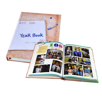 China 60gsm Paper Hard Bound Book Printing Full Color Glossy Finish for sale