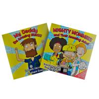 China Hardcover Comic Book Printing Services Hot Stamping Surface Finishing for sale