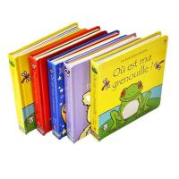 China hardcover Lift Flap Board Books Custom Shapes with talking pen for sale