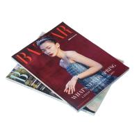 China Glossy Coated C2S Art Paper Magazine Book Printing , Paper Back Porter Magazine Print for sale