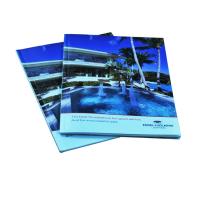 China Perfect Binding Brochure Catalogue Printing Lamination Surface Finishing for sale