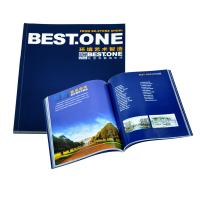 China Perfect Binding Brochure Catalogue Printing Lamination Surface Finishing for sale
