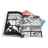 China Paperback Custom Comic Book Printing Hardcover Sewn Binding for sale