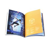 China OEM Soft Cover Book Printing Glue Binding Section Stitching Embossed for sale