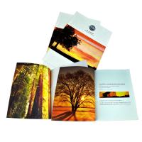 China Offset Paper Brochure Printing Services Glossy Finish Hardcover sewn for sale