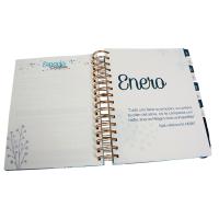 China OEM Custom Spiral Bound Book Printing CMYK FSC Spiral Bound Journal Printing for sale