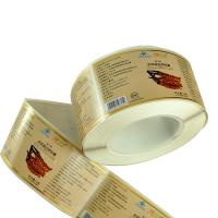 China Waterproof Cosmetic Sticker Labels embossing For Beauty Products for sale
