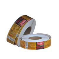 China Bodywash Bottle Label Sticker Printing , Embossing Weatherproof Matte Sticker Paper for sale