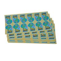 China OEM Sticker Printing Service On Demand Roll Form PET Matt Gold Film for sale